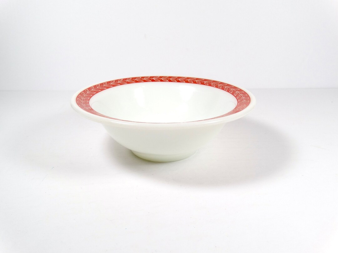 Vintage Corning Bowl Red Rim Bowl Corning Soup Bowl Corning 29 Bowl - Etsy