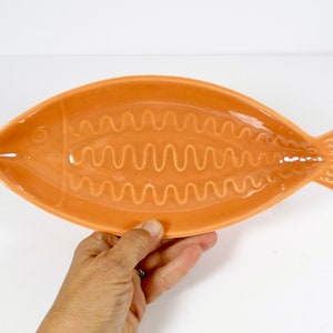 Vintage California Pottery Fish Dish Coral Fish Bowl L29 CA Pottery ...
