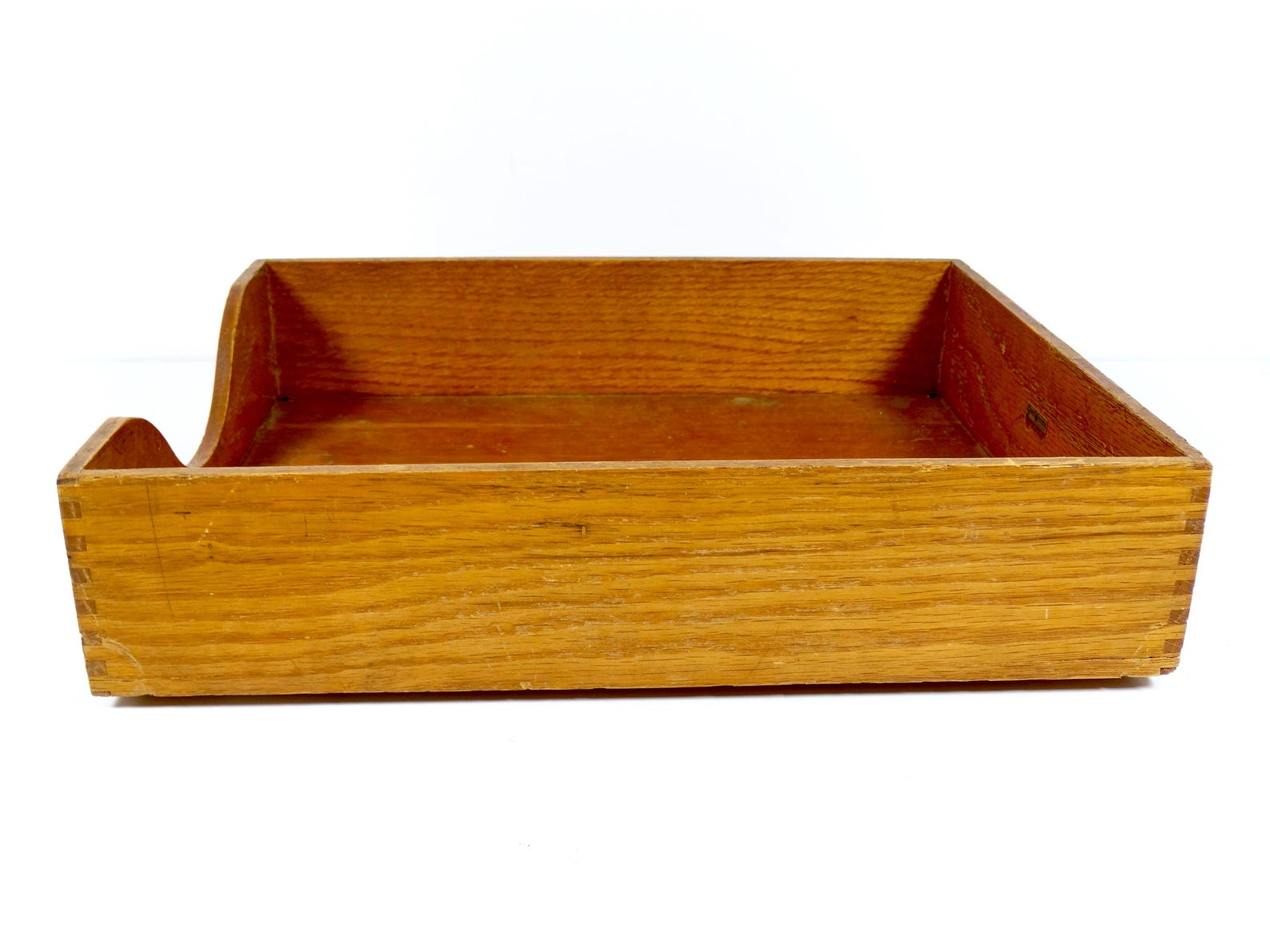 Antique Globe Wernicke Wood Office Tray No 2 20s-30s Wood Office Tray ...