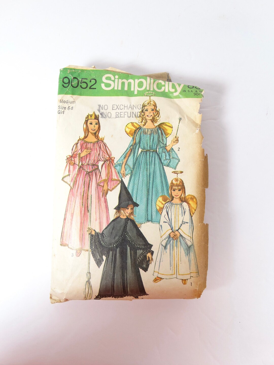 1970 Simplicity Costume Pattern 9052 Simplicity 9052 Costume 9052 Child ...
