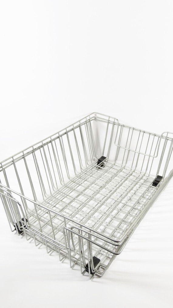 Vintage Wire File Baskets Legal Size Industrial Retro Midmod - Etsy