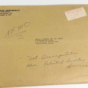 1965 Goodyear Aerospace Navy Engineer Photo USN Vintage Photo 15C4C ...