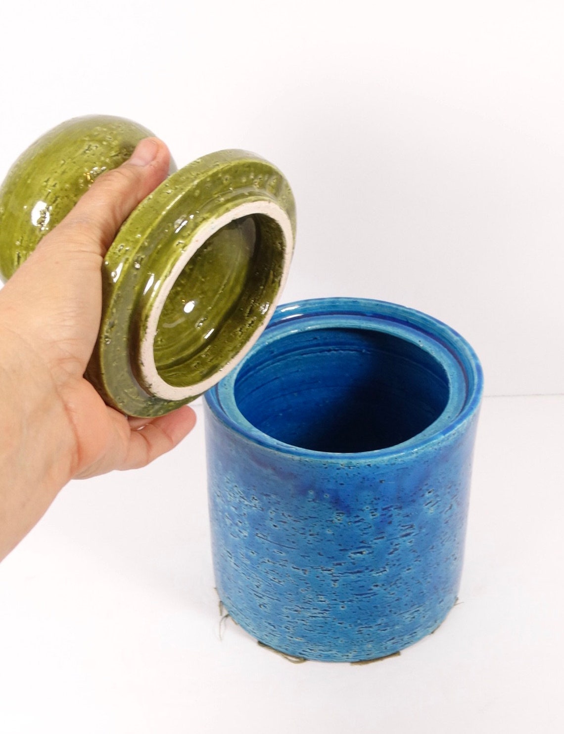 Rare Vintage Rimini Blue Bitossi Lidded Jar Bitossi Canister - Etsy