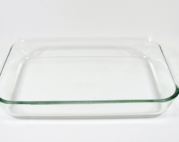 Vintage Pyrex 233 Clear Glass Baking Dish - 3 Qt 2.8 L Clear Pyrex ...