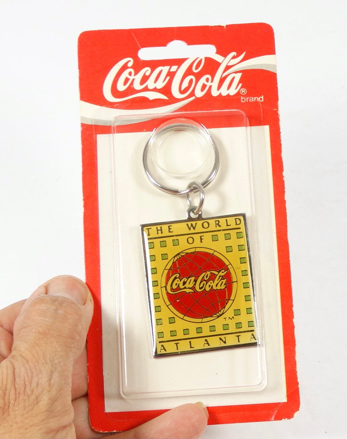 90s World of Coca Cola Key Chain 1990s Atlanta Souvenir Key - Etsy
