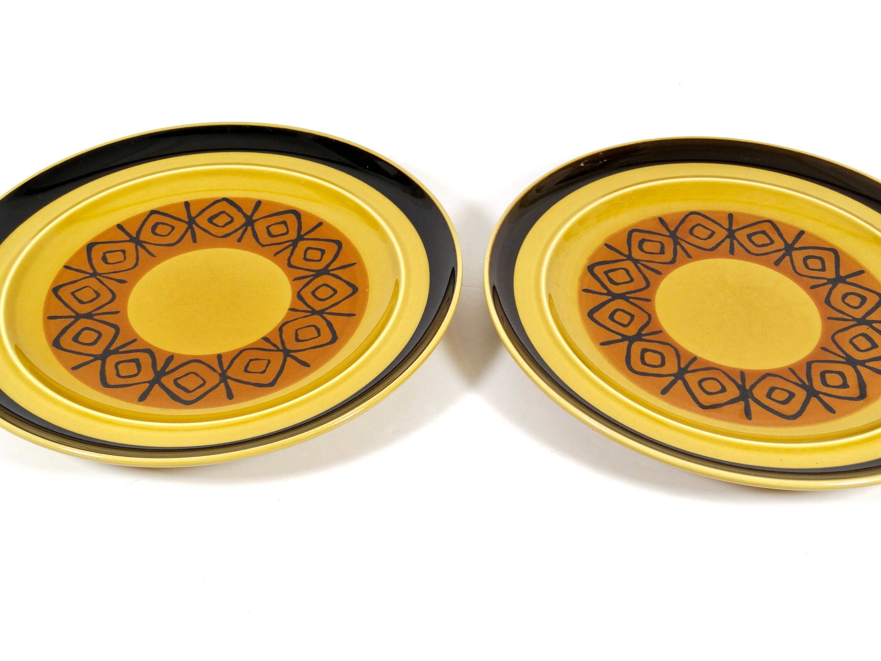 1970s Stonecraft Madrid Plate Set of 3 Plates 70s Dinnerware 70s Home ...
