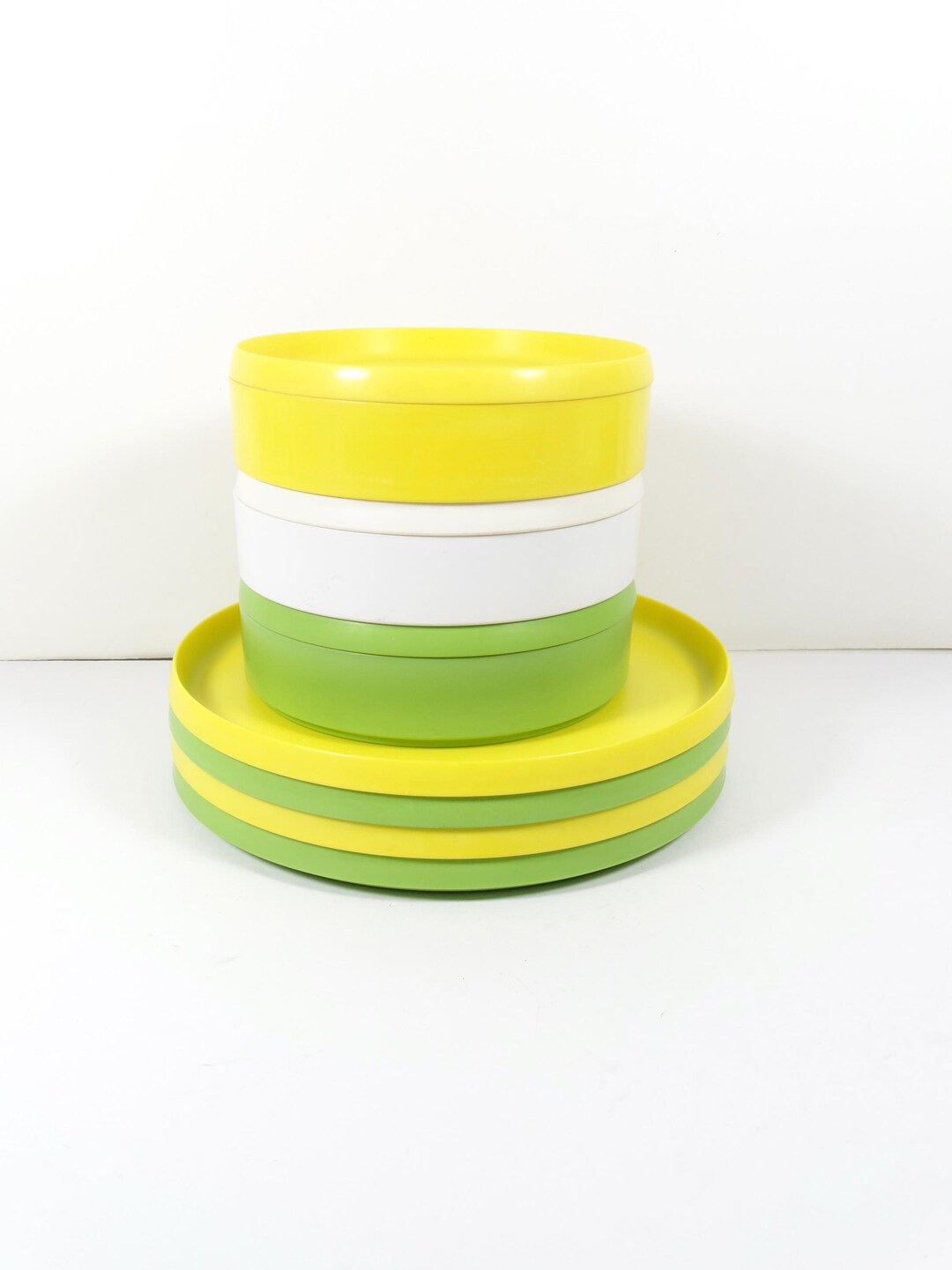 1970s Oblique Dinnerware - 10 Piece Set 70s Stacking Dinnerware 1970s ...