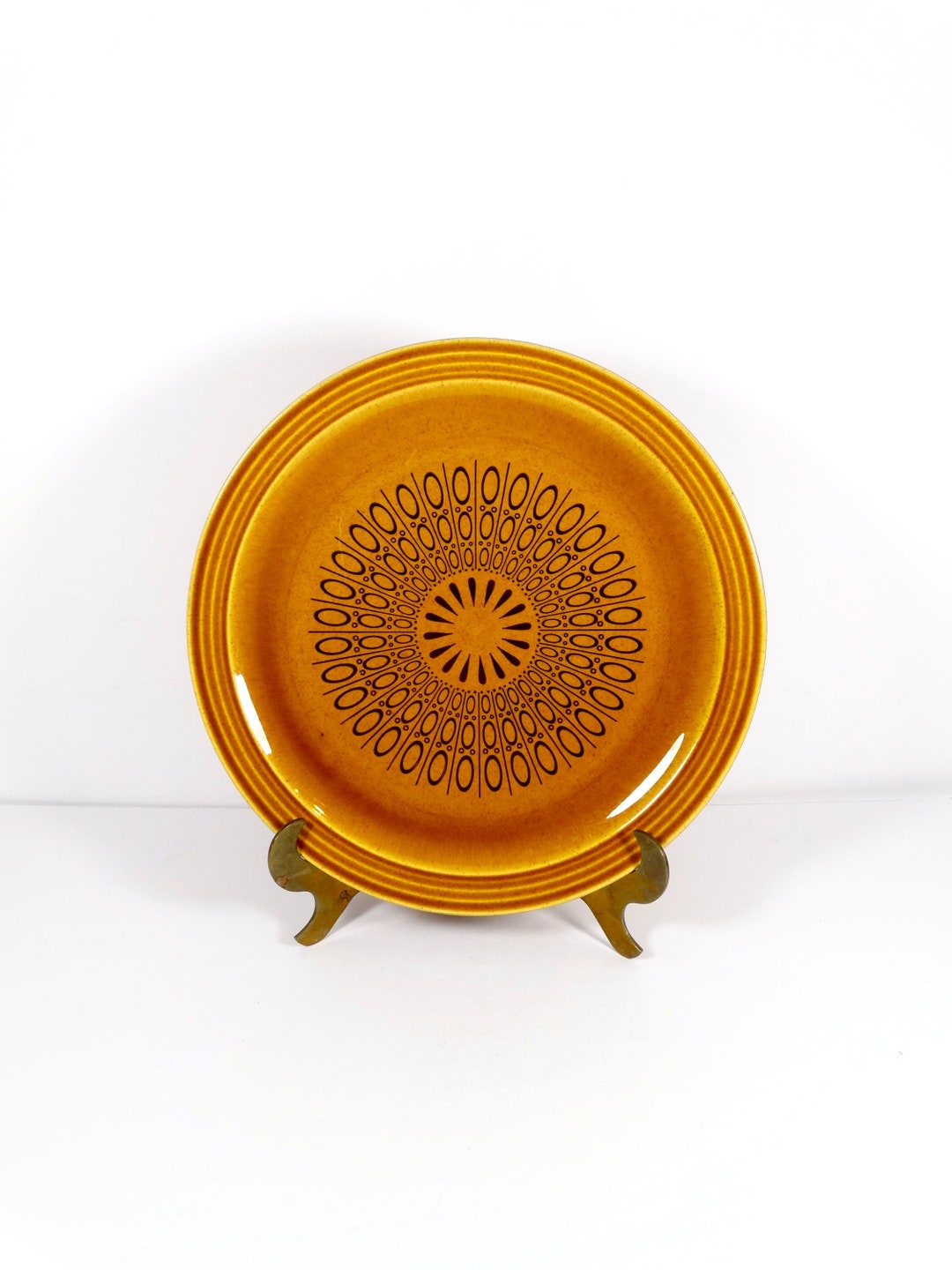 1970s Homer Laughlin Hearthside Chop Plate - Vintage Round Platter 70s ...