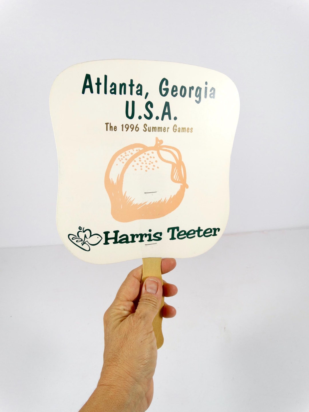 1996 Olympics Church Fan Harris Teeter Summer Games Fan Paper Fan ...