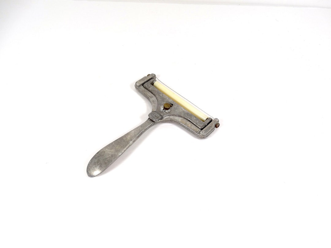 Vintage Adjustable Cheese Slicer Cheese Roller Aluminum Cheese Slicer ...