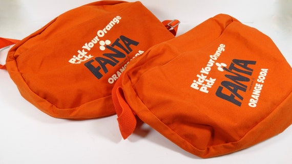 Rare 70s Fanta Orange Soda Messenger Bag - Sold Indiv… - Gem