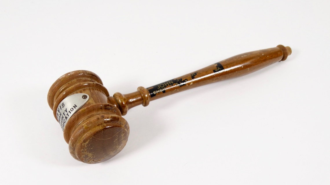 Vintage Honorary Gavel Wood Ceremonial Gavel Macon GA 1960s - Etsy