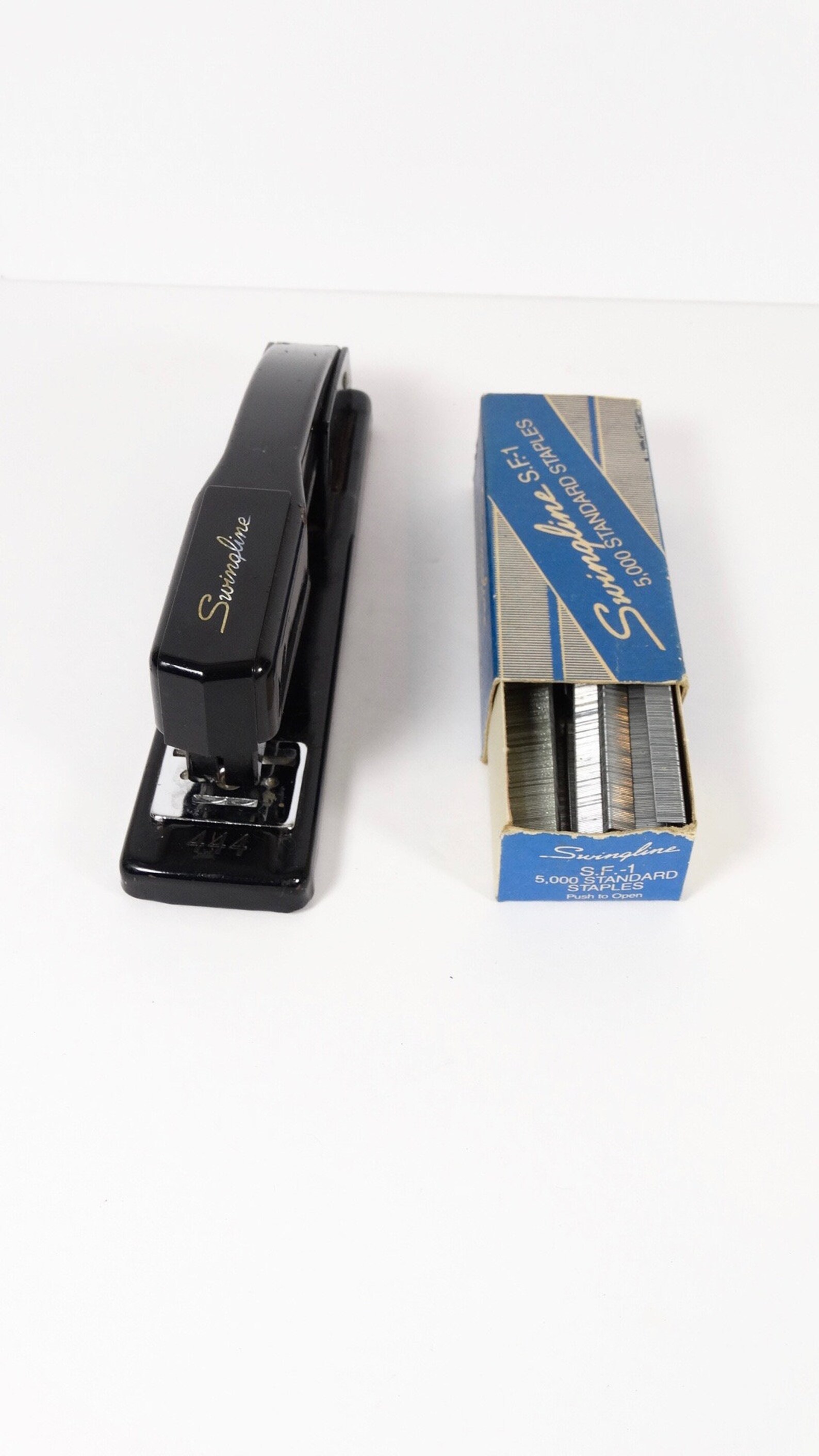Vintage Black Swingline Stapler With Staples S24 Midcentury Office ...