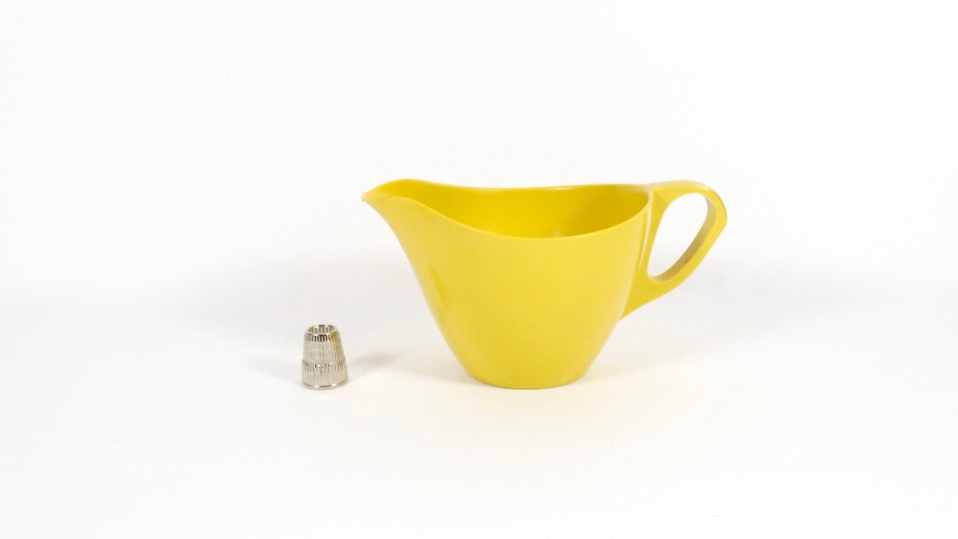 Vintage Melamine Creamer - Gold Melamine Small Pitcher Melmac ...