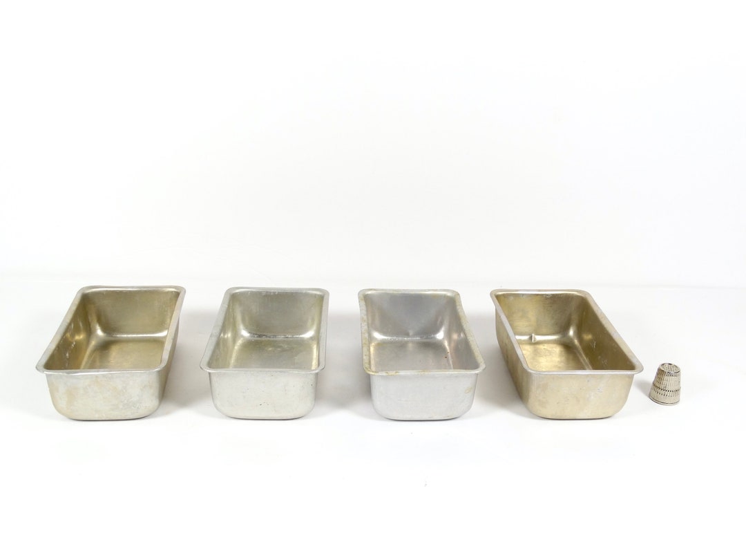 Vintage Mini Loaf Pans - Set of 4 Tiny Loaf Tins Loaf Pans Small Loaf ...