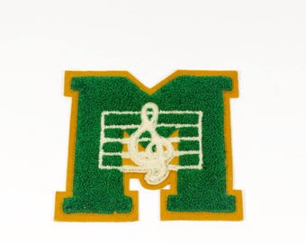 Varsity letter m | Etsy