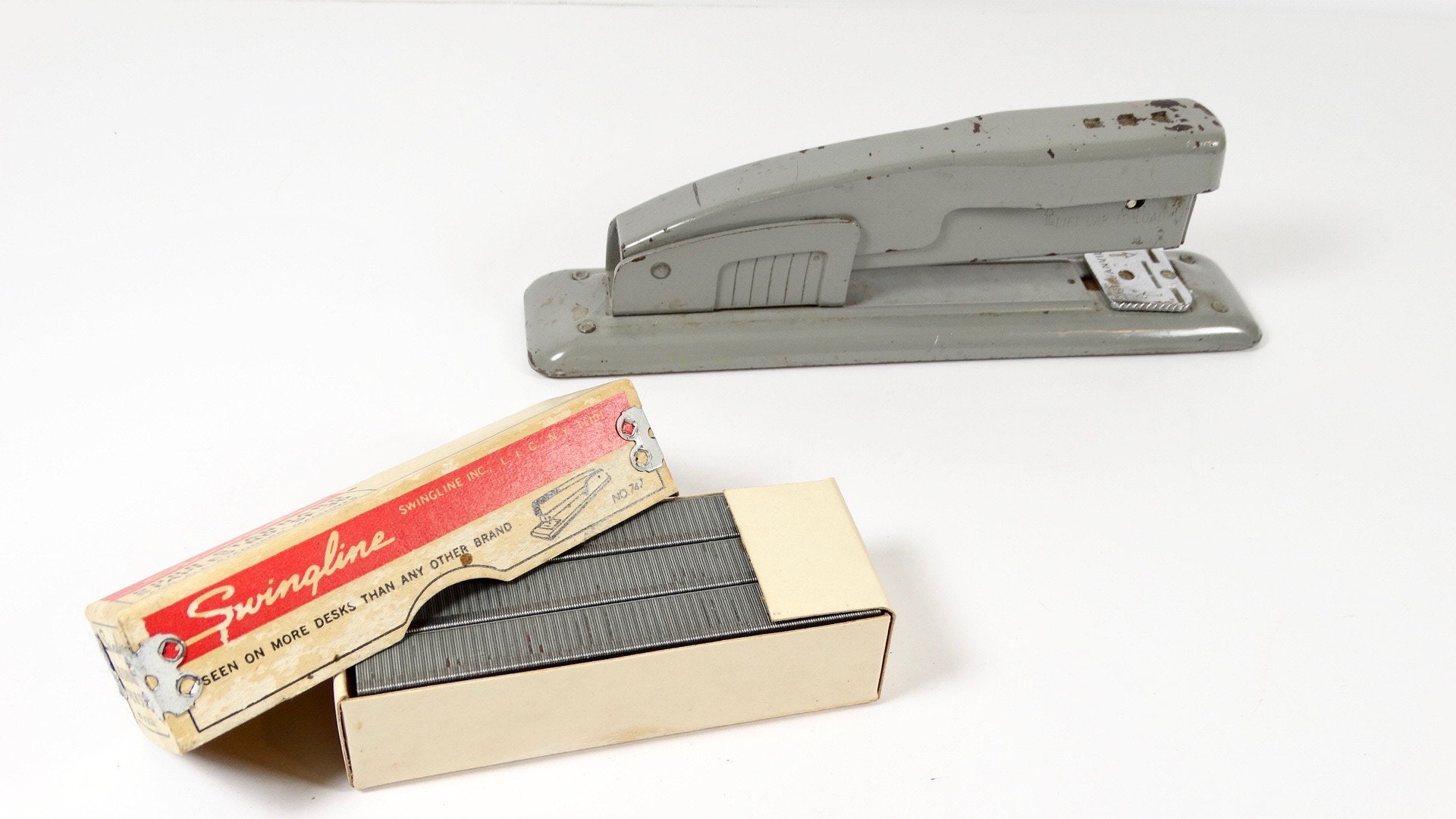 1940s 1950s Vintage Swingline Stapler con Grapas Midcentury | Etsy España