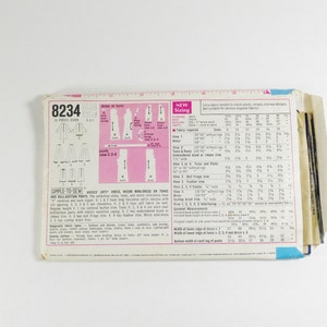 Simplicity 8234 Vintage 1969 Misses Jiffy Dress, Micro Mini-dress or ...