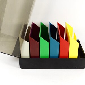 1980s Floppy Disk Organizer SRW Minidex 60 80s Computer Disk Storage ...