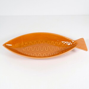 Vintage California Pottery Fish Dish Coral Fish Bowl L29 CA Pottery ...