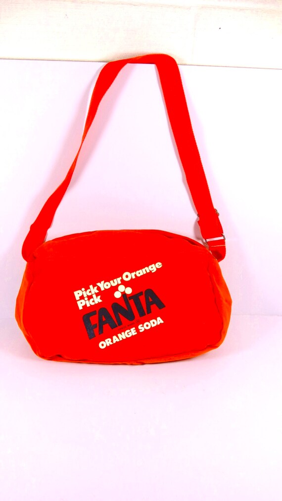 Rare 70s Fanta Orange Soda Messenger Bag - Sold Indiv… - Gem