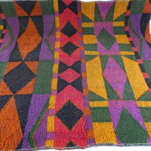 1973 Boris Kroll Fabrics Samples - Set of 3 Kroll Fabric Wool Blend ...