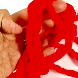 1970s Fuzzy Yarn Puffy Yarn Single Piece 15' 1970s Giftwrap 70s Hair ...