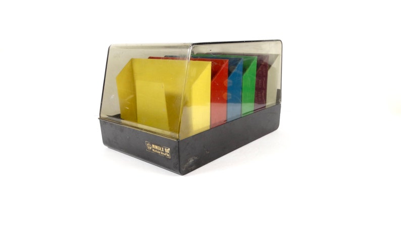 1980s Floppy Disk Organizer SRW Minidex 60 80s Computer Disk Storage ...
