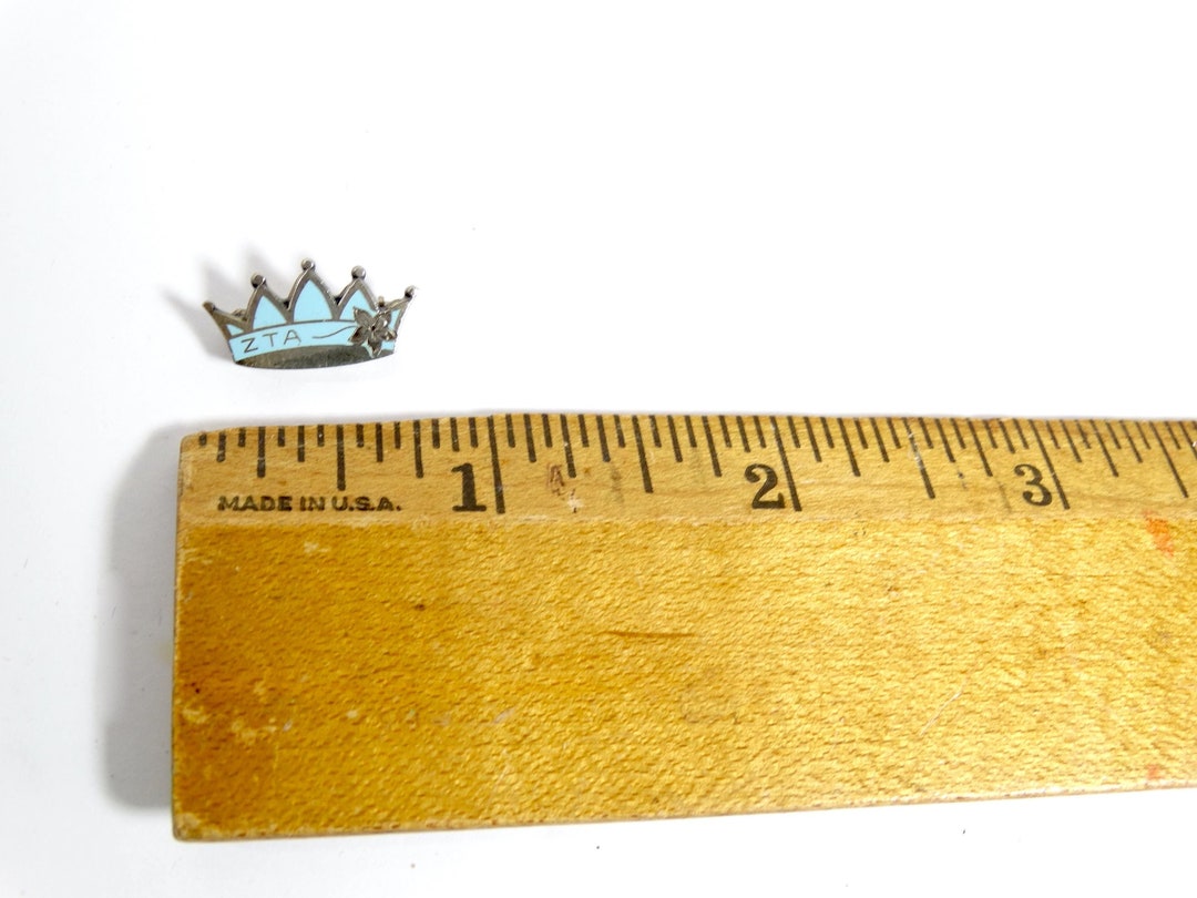 Vintage ZTA Pin Zeta Vintage Sorority Pin Pledge Pin ZTA Enamel Pin ZTA ...