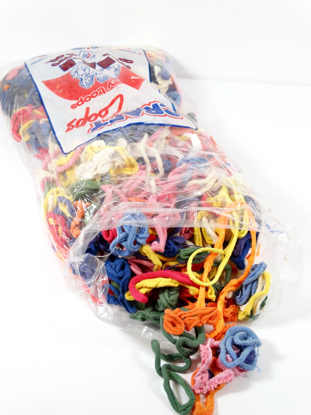 Vintage Craft Loops Vintage Potholder Loops Weaving Loops Jersey Loops ...