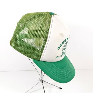 Vintage Trucker Cap Green Ranger Delivery Service Grunge Trucker Cap ...