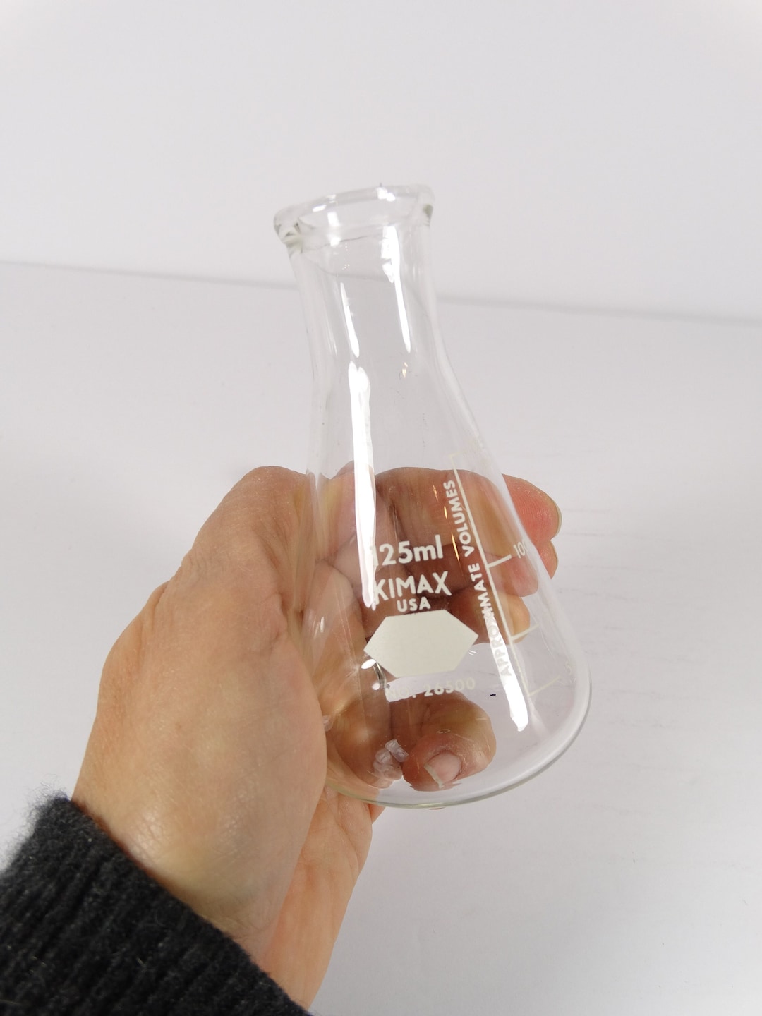 Vintage Erlenmayer Flask Kimax 125 Ml Flask Vintage Labware Chemist ...