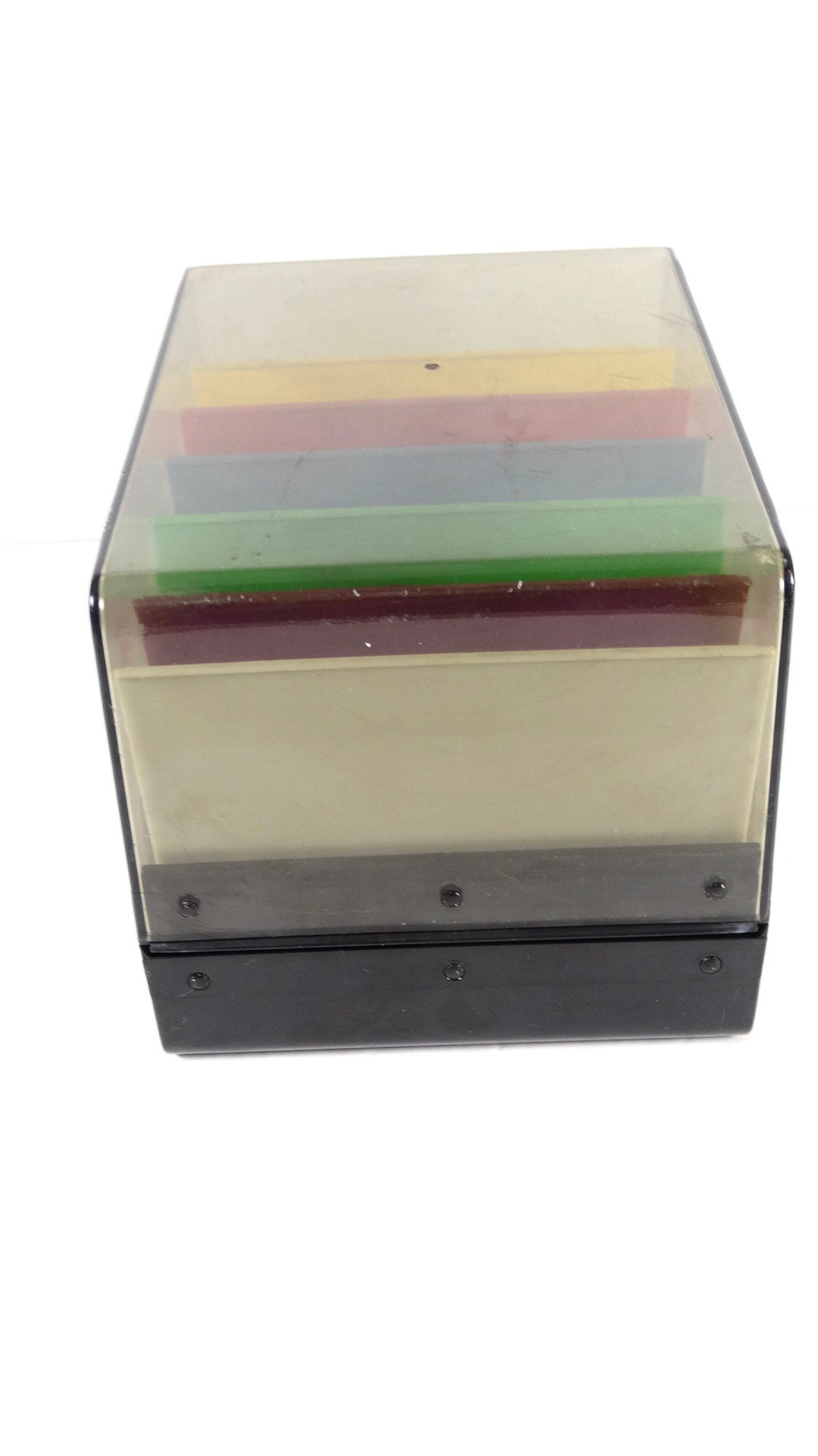 1980s Floppy Disk Organizer SRW Minidex 60 80s Computer Disk Storage ...