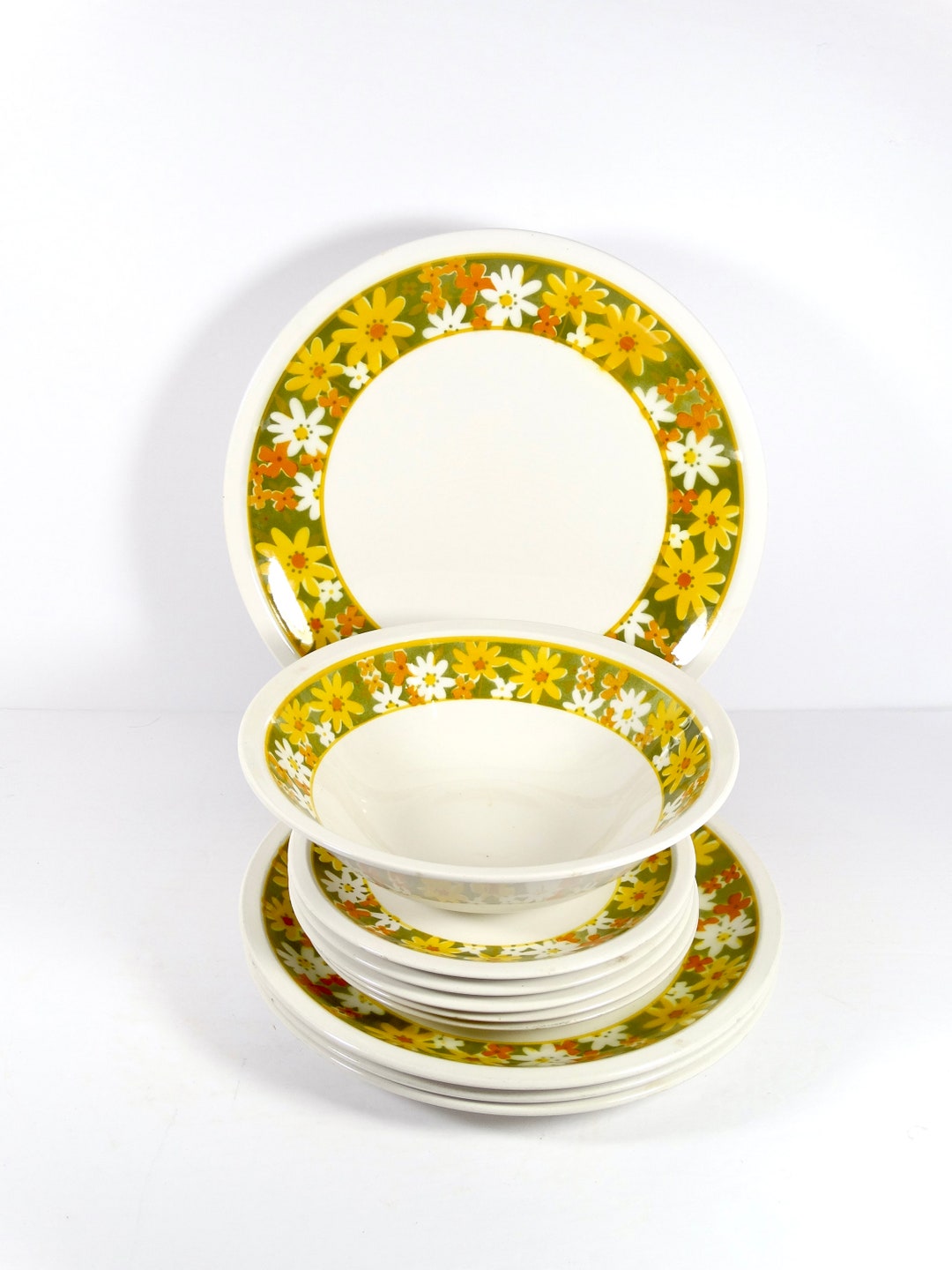 Vintage Mikasa Fresca - Marked Daisies Dinnerware - Sold by Pieces Size ...