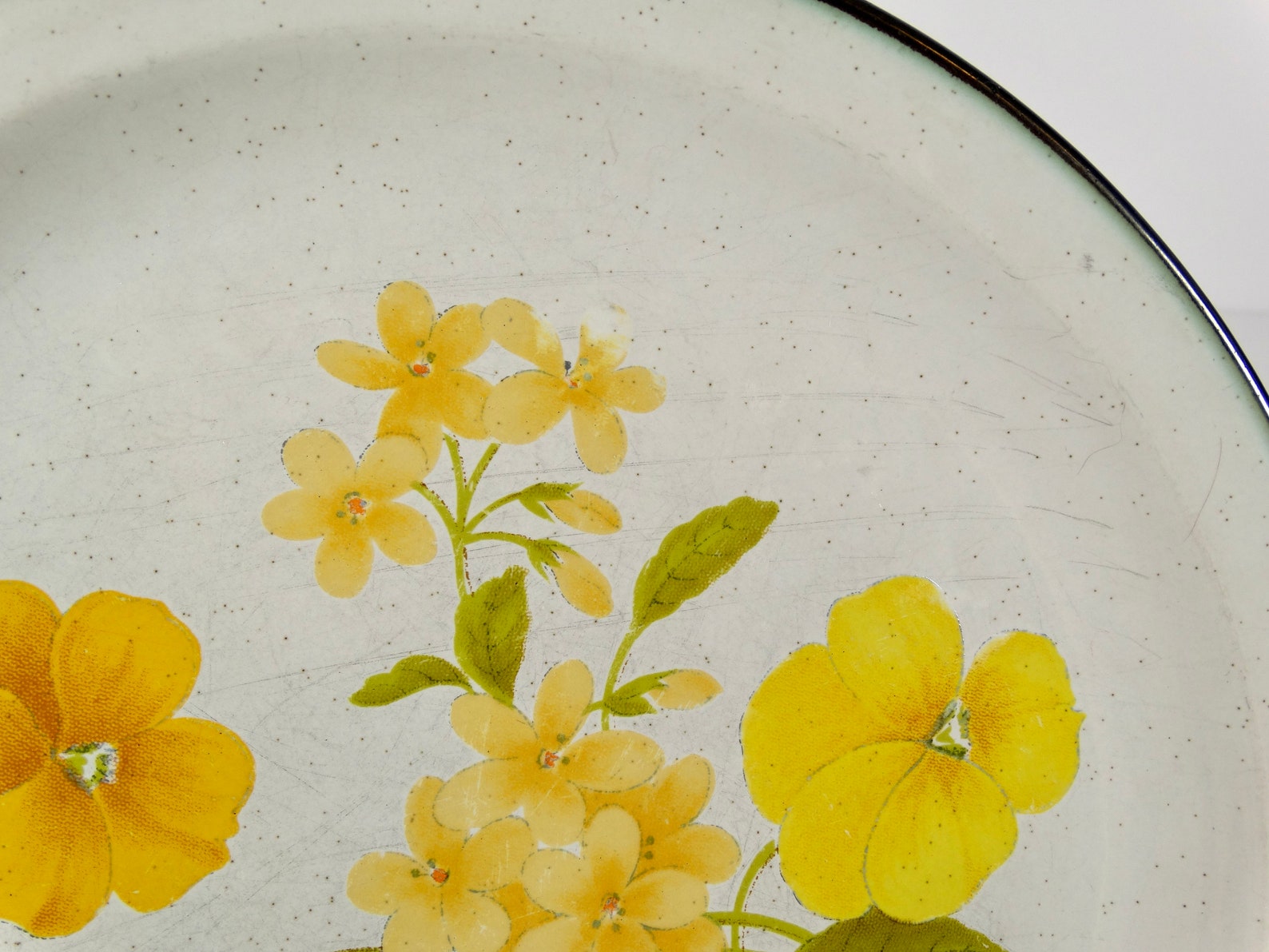 Cute 70s Dinner Plate Villager Stoneware Waverly Plate 1970s Dinner ...