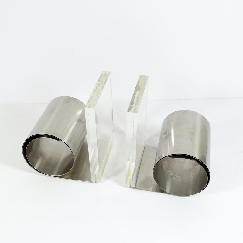 Lucite Bookends - Etsy