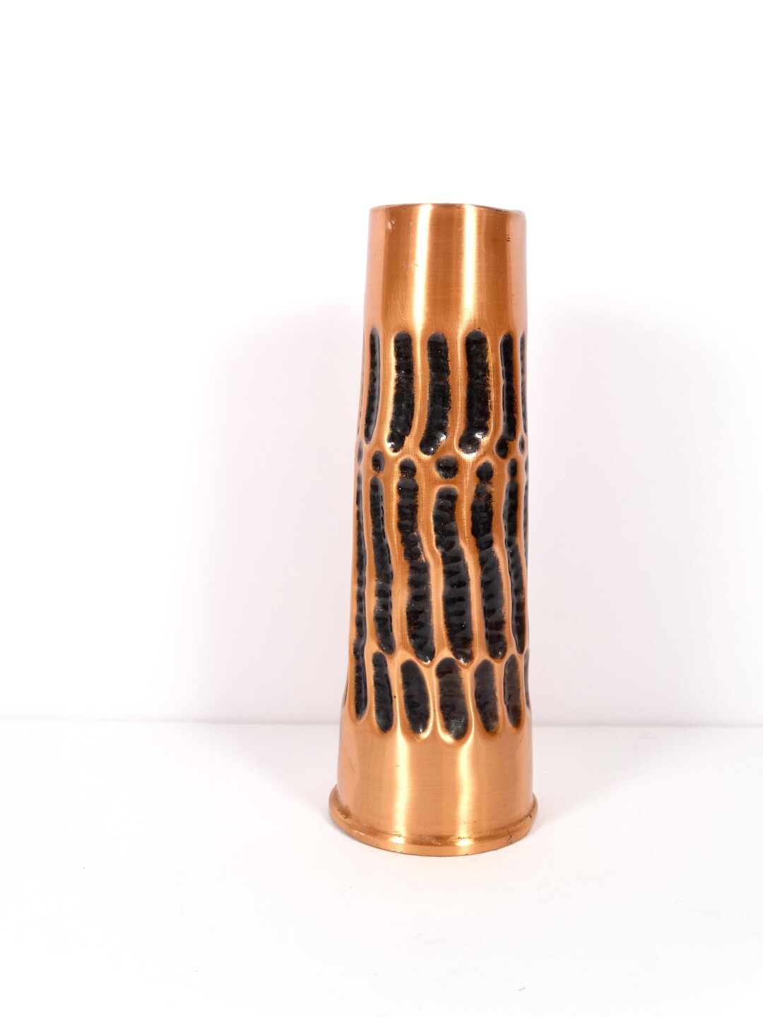 Midcentury Copper Vase Resy Stjordal Vintage Norwegian Copper Vase ...