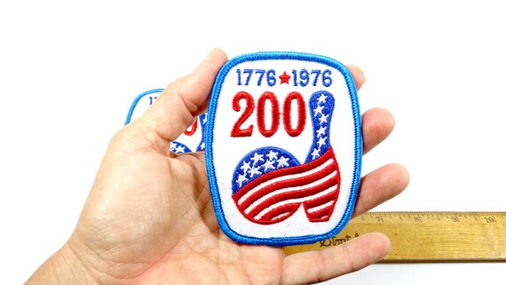 1976 Bowling Patch - Vintage Bowling Patch Bicentenni… - Gem