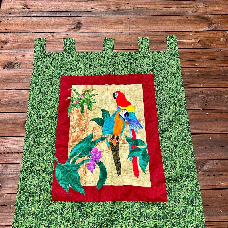 Parrot Quilt Pattern - Etsy