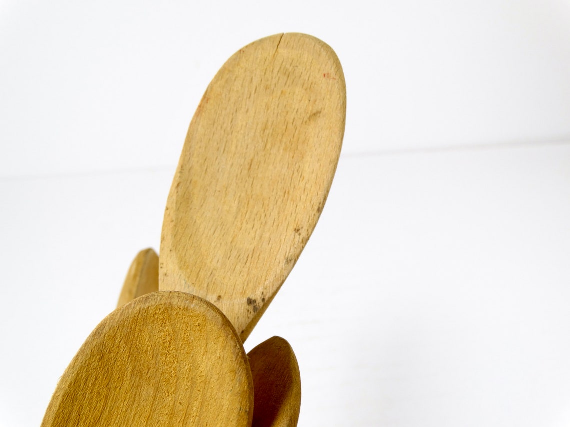 Vintage Wooden Spoon Set of 5 Wood Spoons - Graduated Spoon Set ...