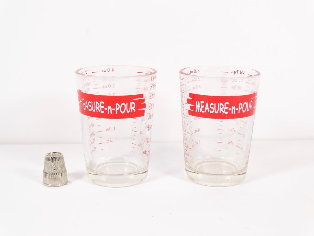 Vintage Heisey Liquid Measure Liquid Measure-n-pour Milliliters Ounces ...