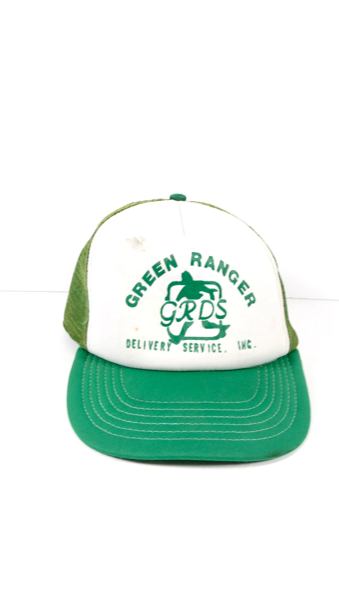 Vintage Trucker Cap Green Ranger Delivery Service Grunge - Etsy