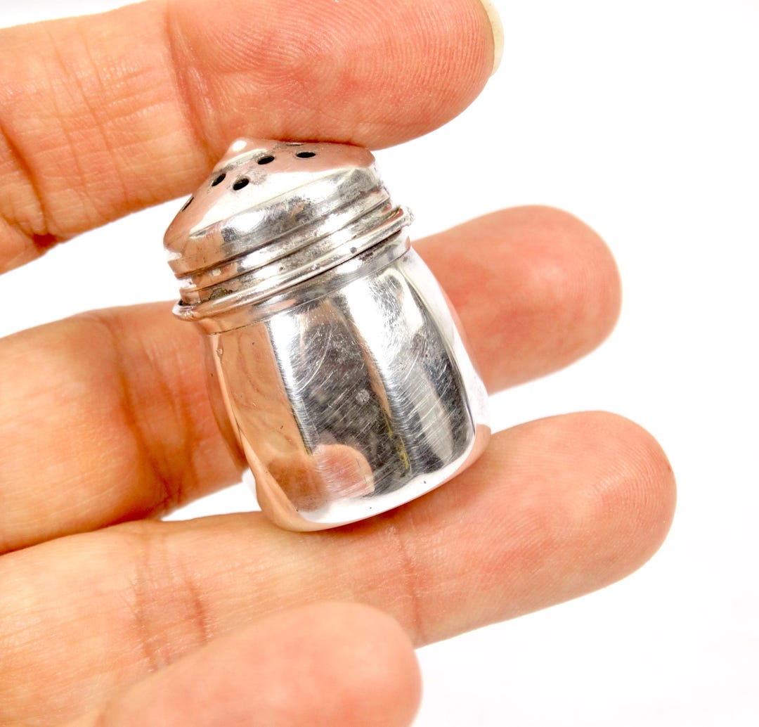 Vintage Sterling Salt Shaker Individual Salt Shaker Vintage Sterling ...