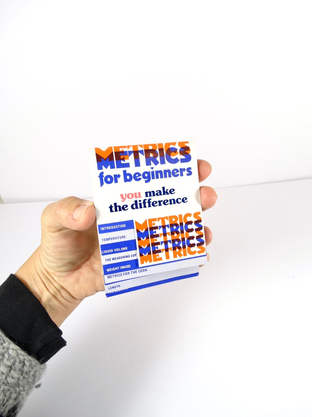 1975 Metrics for Beginners Metric System Pamphlet Learn the Metric ...