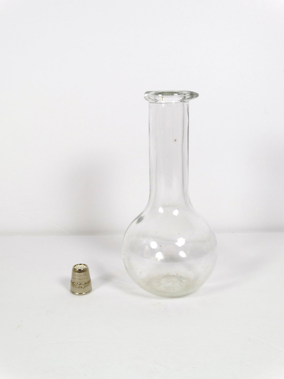 Vintage Chemistry Flask Vase Round Bottom Flask Vase Vintage Labware ...
