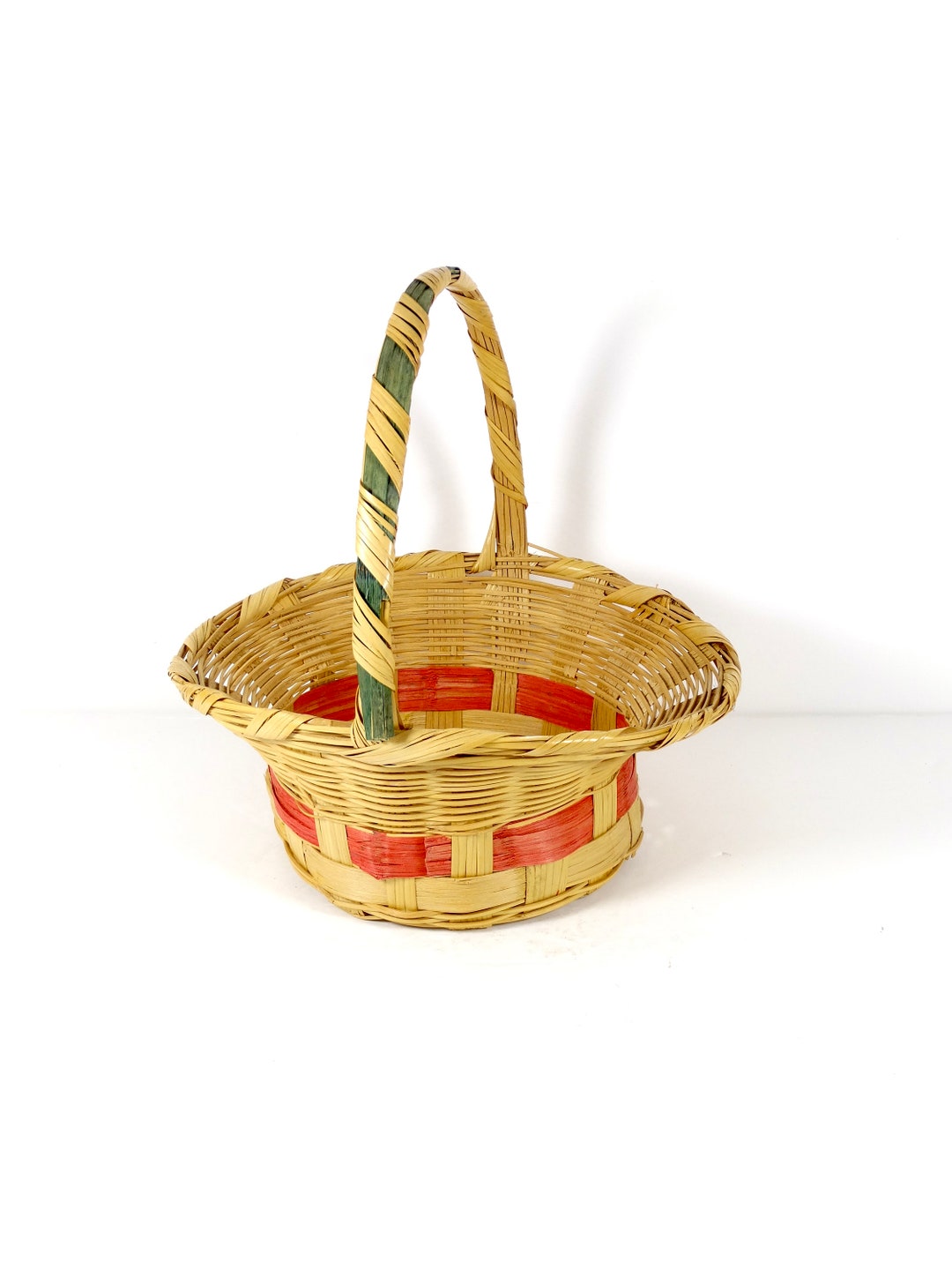 Vintage Easter Basket 1950s Easter Basket 1960s Easter Basket ...