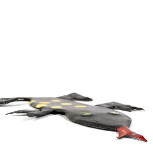 1988 Metal Lizard Outsider Art Folk Art Salamander Metal Salamander ...