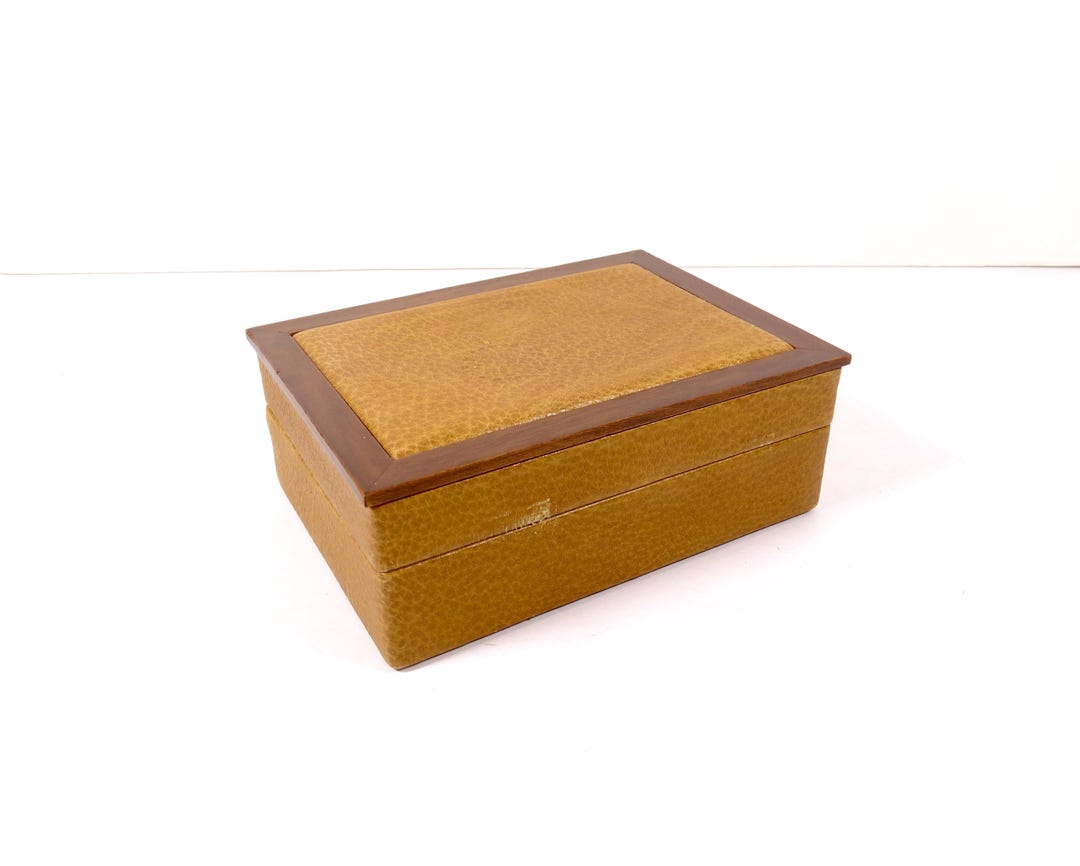 Vintage Italian Jewelry Box Small Jewelry Box Made in Italy Wood and ...