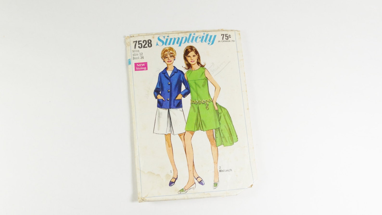 Simplicity 7528 Vintage 1968 Juniors and Misses Pantdress - Etsy