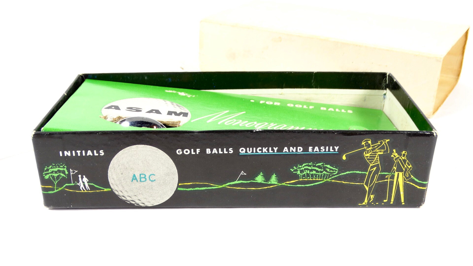 Vintage ASAM Golf Ball Monogrammer Golfer Gift Monogrammed Golf Ball - Etsy